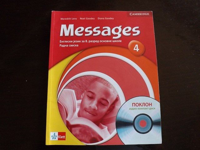 Messages 4 (engleski jezik) radna sveska + CD