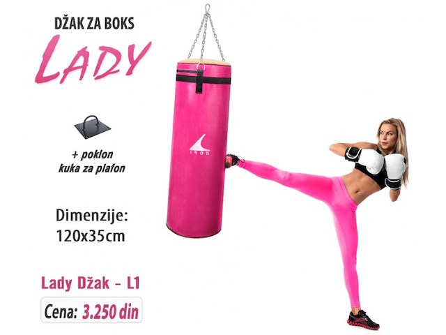Džak za boks LADY - L1 ( za žene) 120x35cm