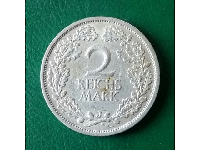 2 REICHSMARK 1926 J srebro