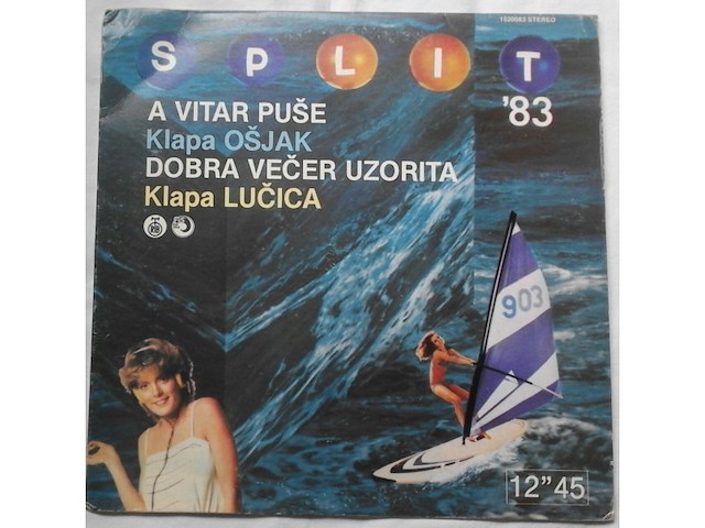 VARIOUS  -  SPLIT  `83  KLAPA   Osjak  /  Lucica