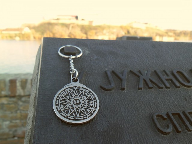 Tajni ključ kralja Solomona amulet privezak za ključeve