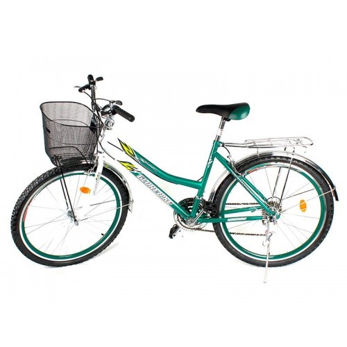 Gradski bicikl Glory Bike 26" Zeleni