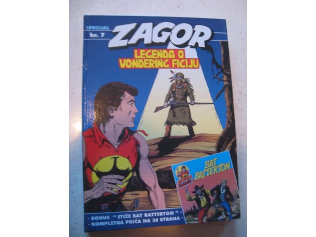 ZAGOR - LEGENDA O VONDERING FICIJU - SPECIJAL BROJ: 7 -