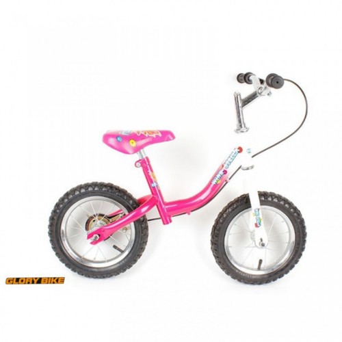 Dečiji bicikl bez pedala Glory bike ciklama 12"