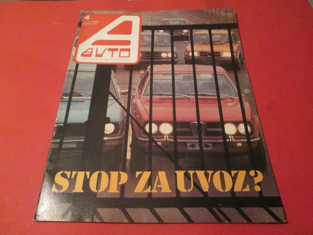 Auto - Jugoslovenska revija za automobilizam br4 1975