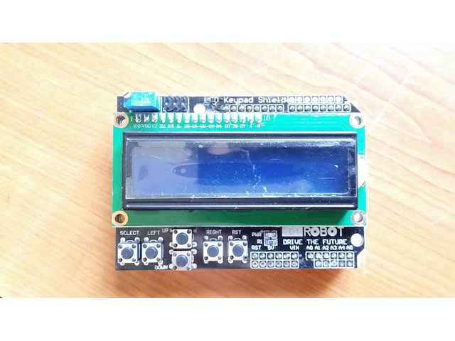 16x2 LCD Keypad Shield za arduino-plavi