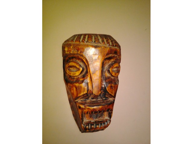 africka maska oko 30cm pino drvo