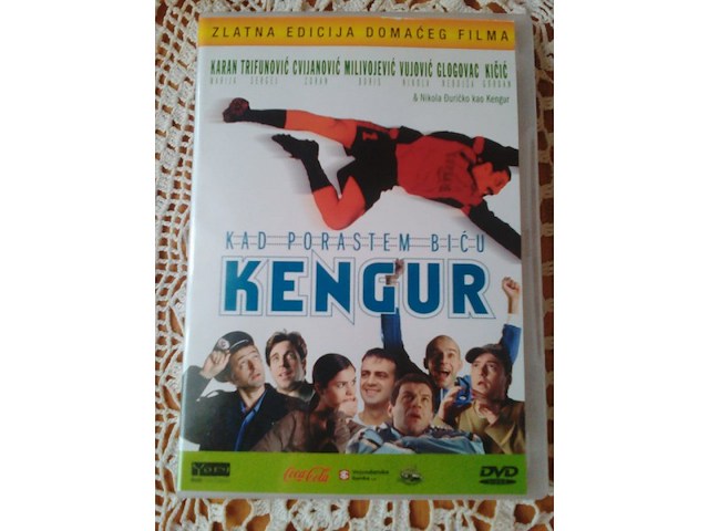 DVD DOMACI FILM -  KAD PORASTEM BICU KENGUR