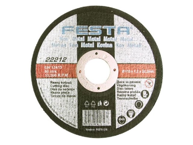Rezna ploča za metal fi230x2.5 FESTA