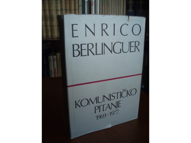 Enrico Berlinguer,Komunističko pitanje 1969-1977.