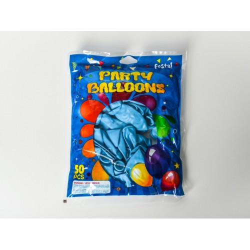 Party baloni svetlo plava 50komada