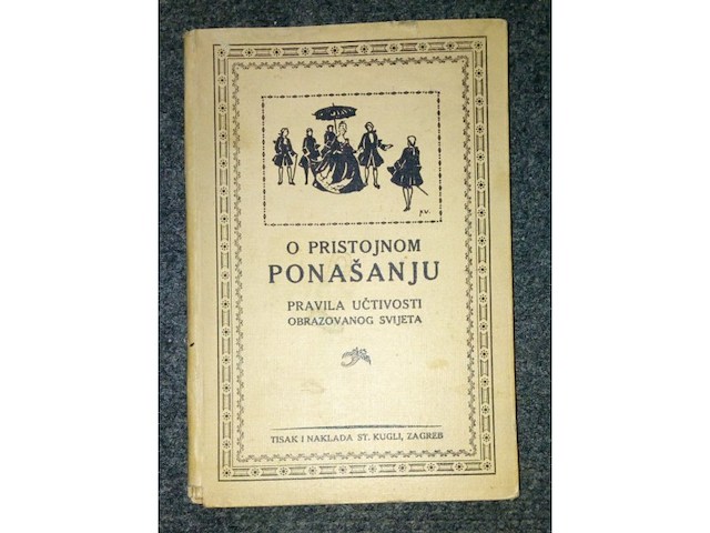 O pristojnom ponašanju, oko 1920. god