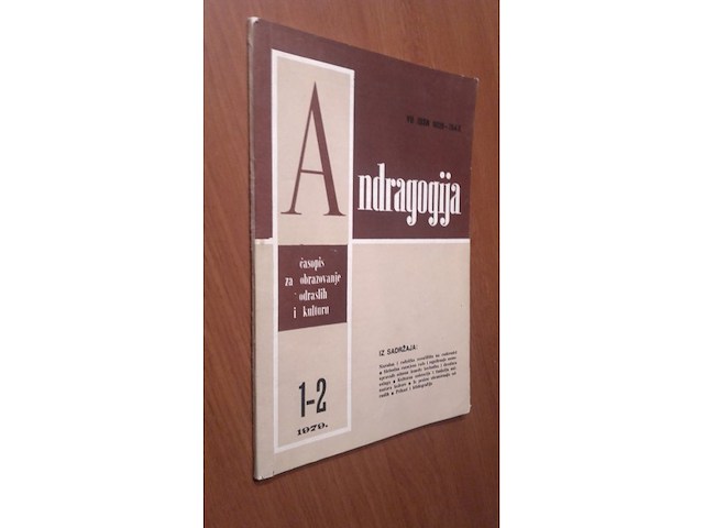 Andragogija : časopis za obrazovanje odraslih i kulturu