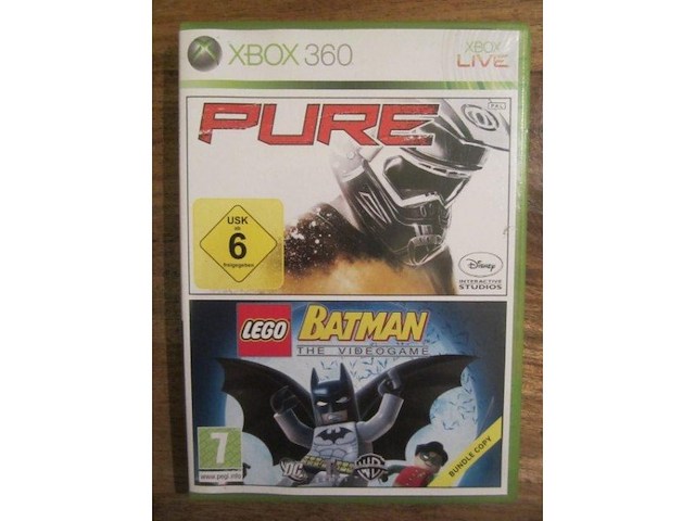 XBOX 360 igre - PURE + LEGO BATMAN