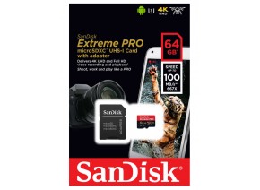 SanDisk Micro SDXC 64GB Extreme PRO 100MB/s