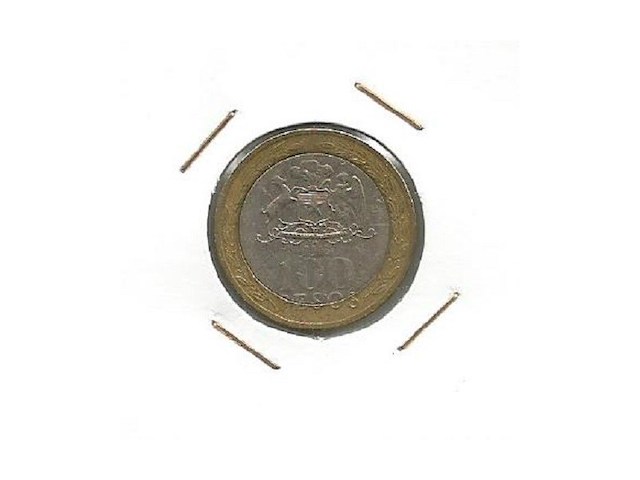 c8 Chile 100 pesos 2008.