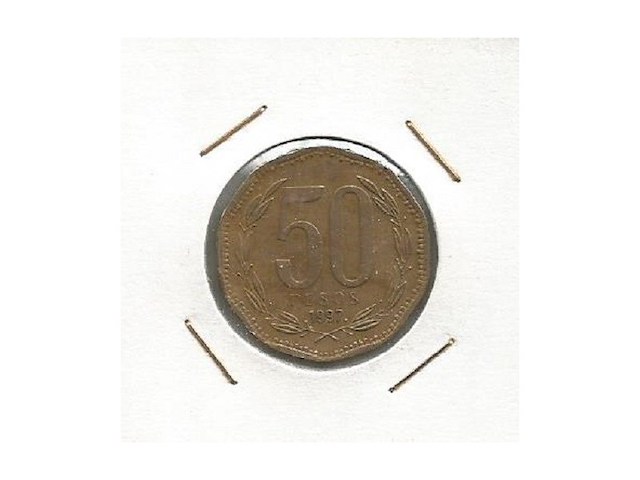 c6 Chile 50 pesos 1997.