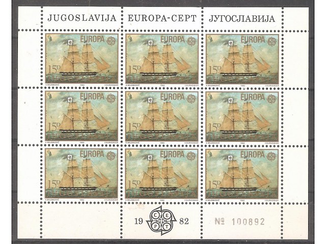 1982 - Europa - cept Tabak MNH 2