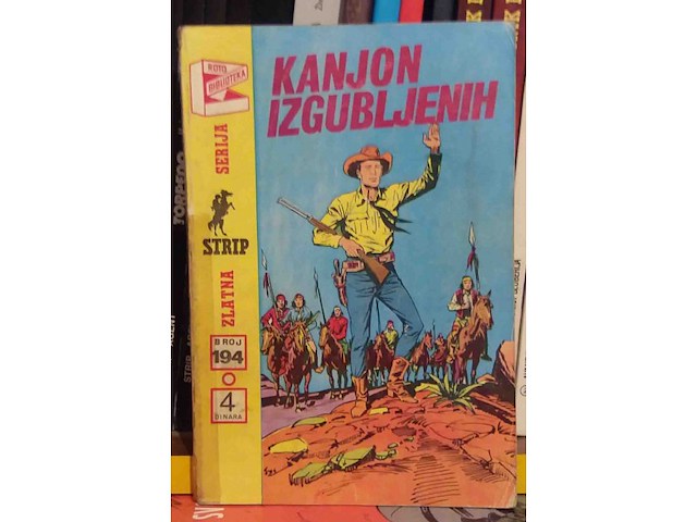 Zlatna serija 194 - Kanjon izgubljenih - tex