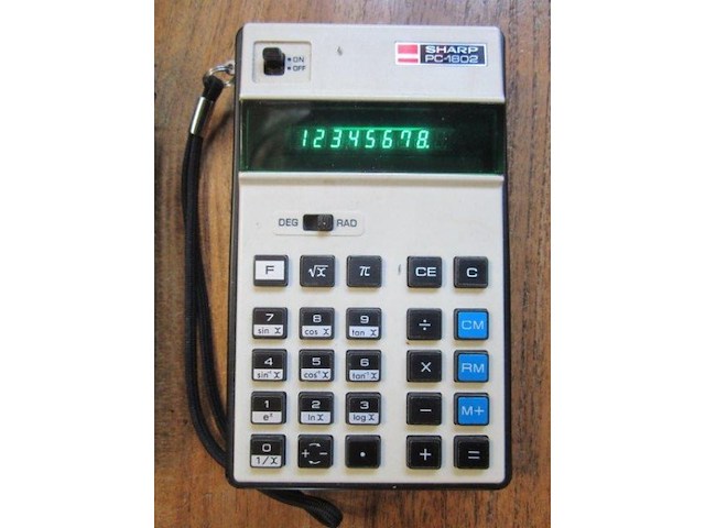 SHARP PC-1802 - stari i redak kalkulator iz 1974.g