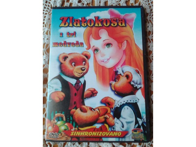 DVD CRTANI FILM - ZLATOKOSA I TRI MEDVEDA