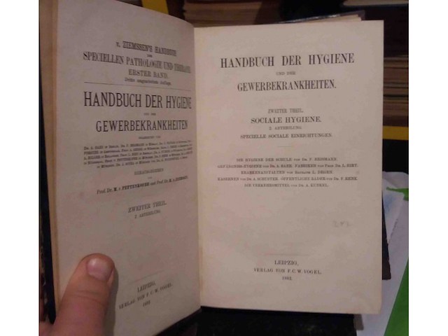 Handbuch der Hygiene und der Gewerbekrankheiten