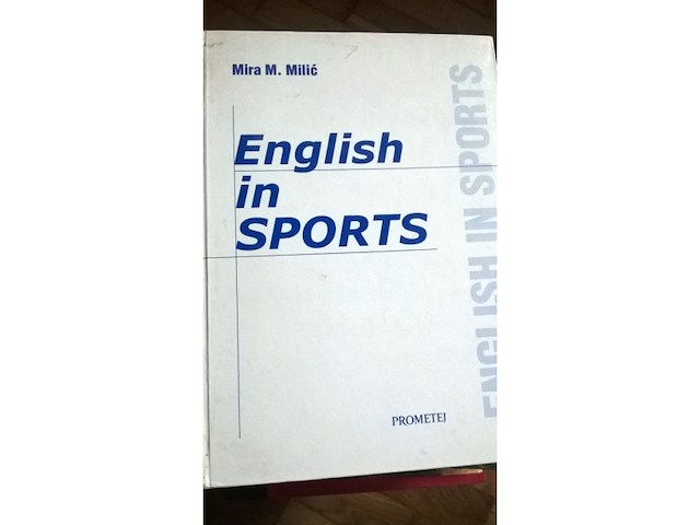 English in Sports. Mira M. Milić. Udžbenik engleskog.