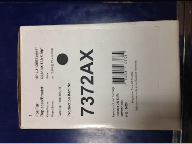 Toner 7372 AX nov nekoriscen
