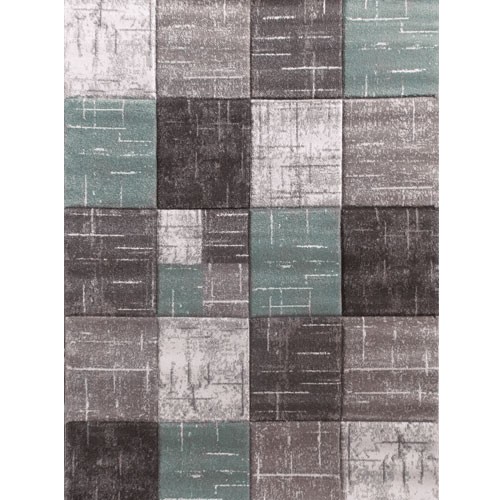 Tepih Ekol Diamond 20762-740 Braon / Zelena 80x150 cm