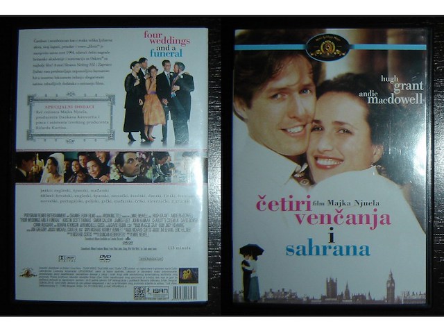 MIKE NEWELL-Four Weddings And A Funeral(DVD)licenca