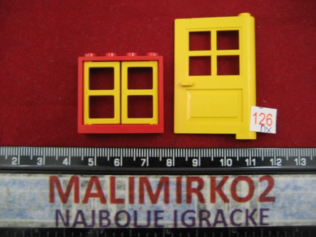 LEGO Vrata i prozor na otvaranje  /T10-126dx/