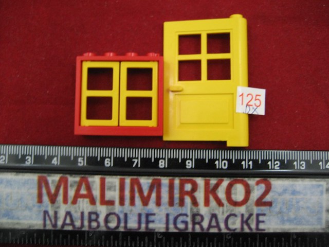 LEGO Vrata i prozor na otvaranje  /T10-125dx/