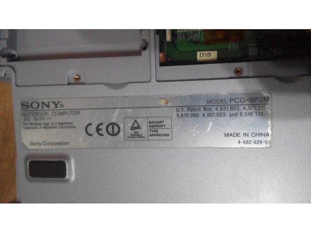 Sony VAIO PCG-K115Z Maticna ploca sa donjim delom