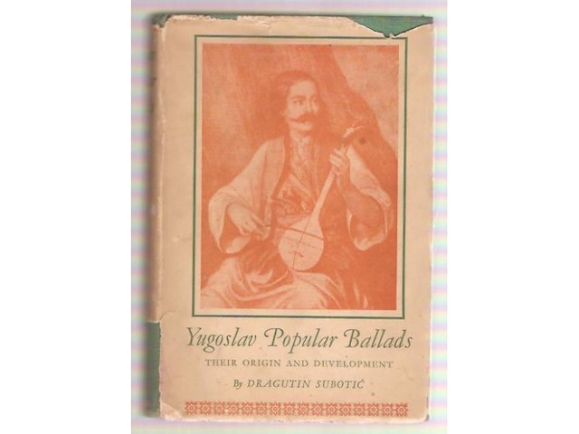 Yugoslav popular ballads Dragutin Subotić (1932)