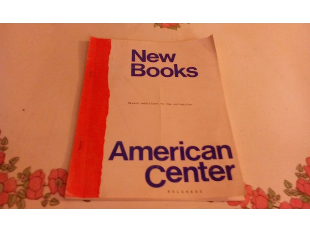 New books   American center  Belgrade  katalog