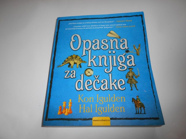 Opasna knjiga za dečake, Kon Igulden, vulkan,