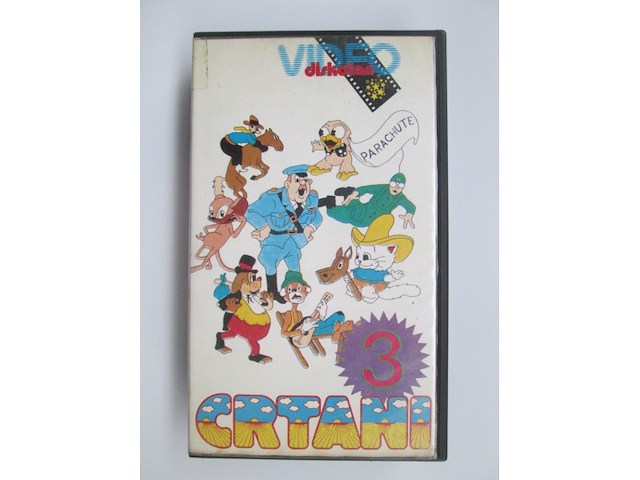 Diskoton Video 3 - crtani filmovi VHS - YUG