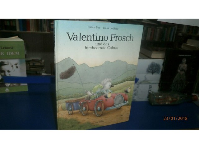 Valentino Frosch und das himbeerrote Cabrio