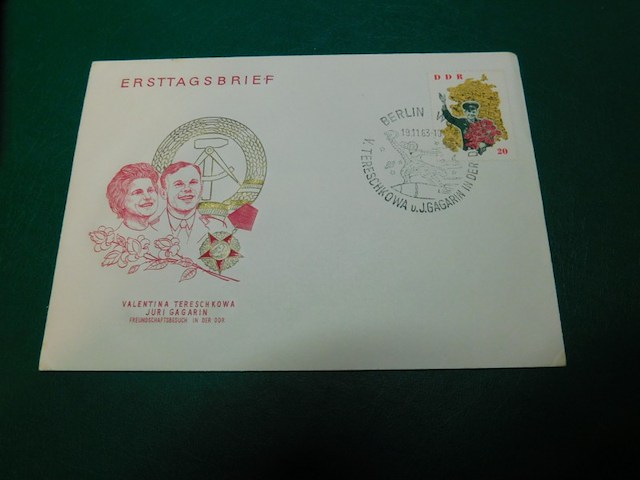 FDC 1963 - DDR - Gagarin