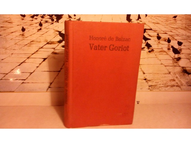 Vager Goriot   Honore de Balzac