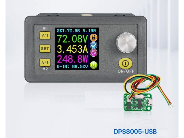 ♦ Step down sa LCD instrumentom 80V 5A - DPS8005 ♦