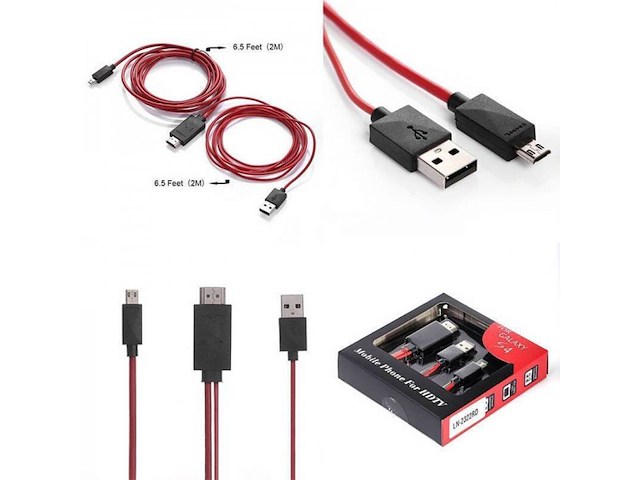 MHL Micro USB na HDMI 1080P HDTV kabl za Samsung -NOVO!