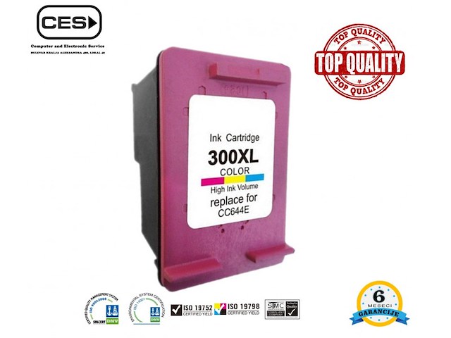 HP 300 XL (CC644EE) kertridz- D1660, D5560, F2480..NOVO