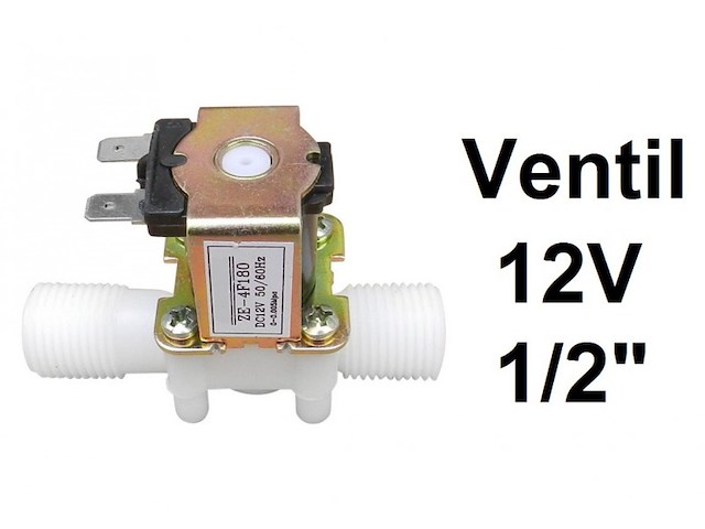 Elektromagnetni ventil - 8 bar - 12 V - 1/2 cola - NC