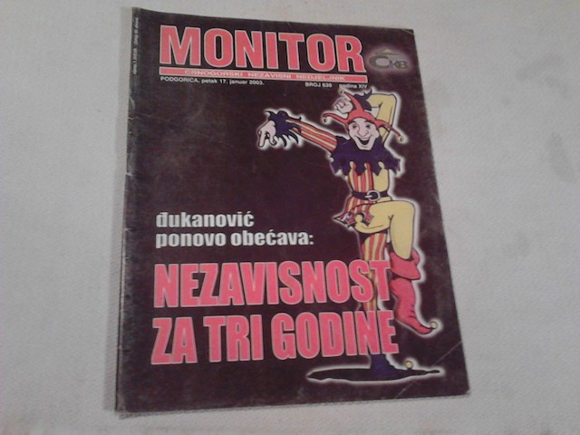 MONITOR..2003..CRNOGORSKI NEDELJNIK