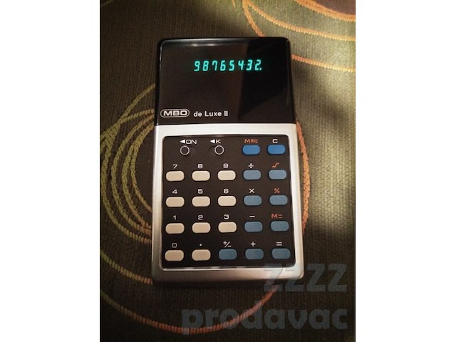 MBO de Luxe III - 1973 W.Germany kolekcion. kalkulator