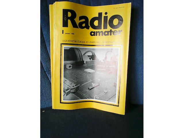 RADIO AMATER ČASOPIS 1-11/ 1985GOD.JUGOSLOVENSKI ČASOP
