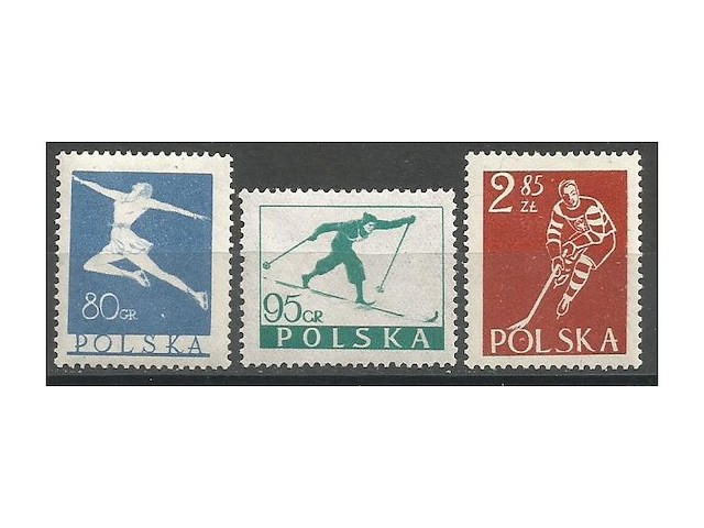 Poljska,Zimski sportovi 1953.,čisto