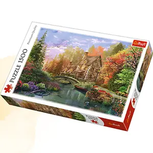 Trefl Trefl puzzle 1500 - Cottage by the lake (26136)