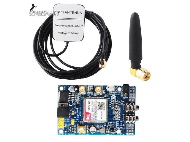 ♦ SIM808 GPS GSM GPRS bluetooth modul sa antenama ♦